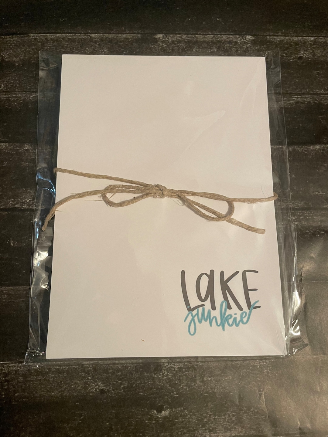 Lake Junkie Lake House Notepad Notepad Personalized Notepad Lake Life ...