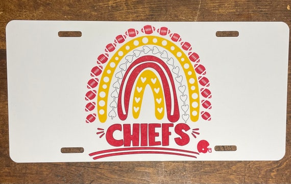 Kansas City Chiefs License Plate Custom License Plate Gift - Etsy
