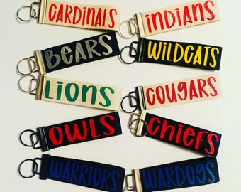 Personalized School Mascot With School Color Silicone Beads Clear ...