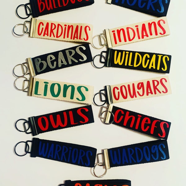 Custom School Mascot Lanyard - Etsy
