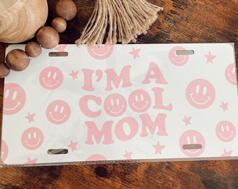 Cool Mom License Plate - Etsy