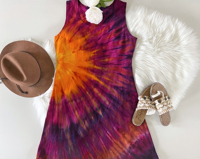 Nebula Dress Dark Blue, Tie Dye Maxi Dress, Rave Dress, Festival Dress ...