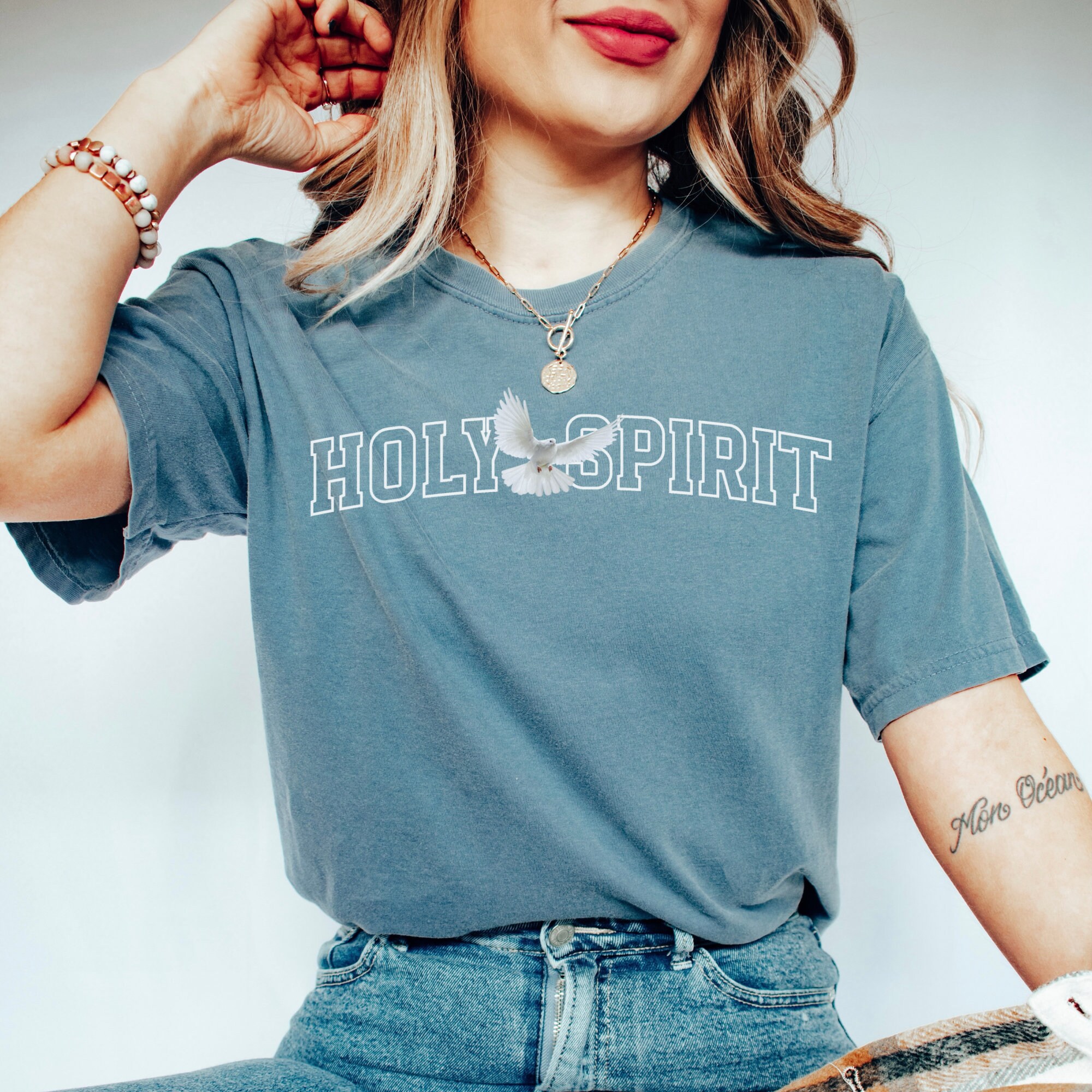 Holy Spirit Jesus Shirt Aesthetics Christian Merch Christian Streetwear ...