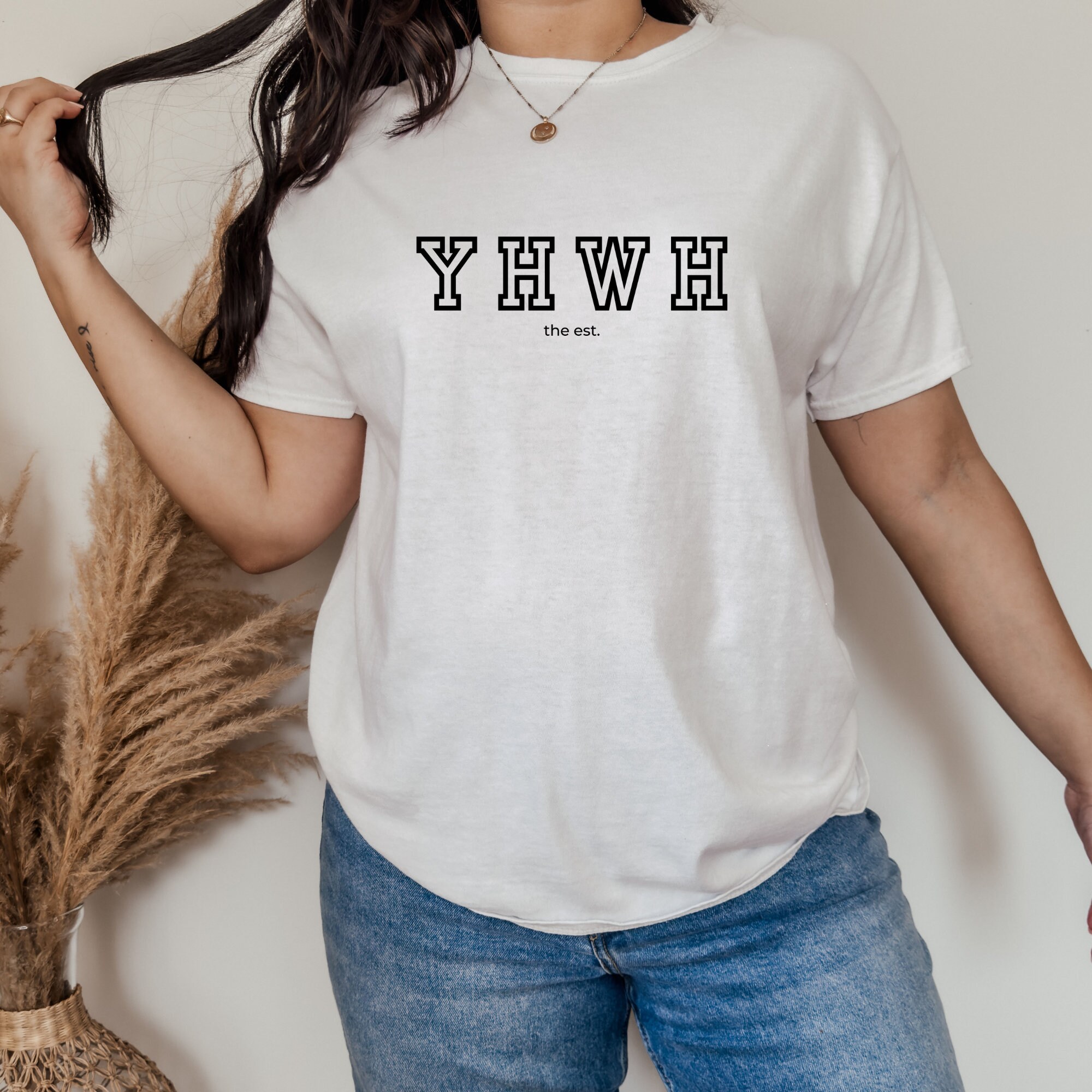 YHWH Shirt, Faith Based Shirt, Unisex Crewneck, Christian Shirt, Yahweh ...