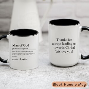 Personalized Christian Mug for Men, Religious Gift, Father’s Day Coffee ...