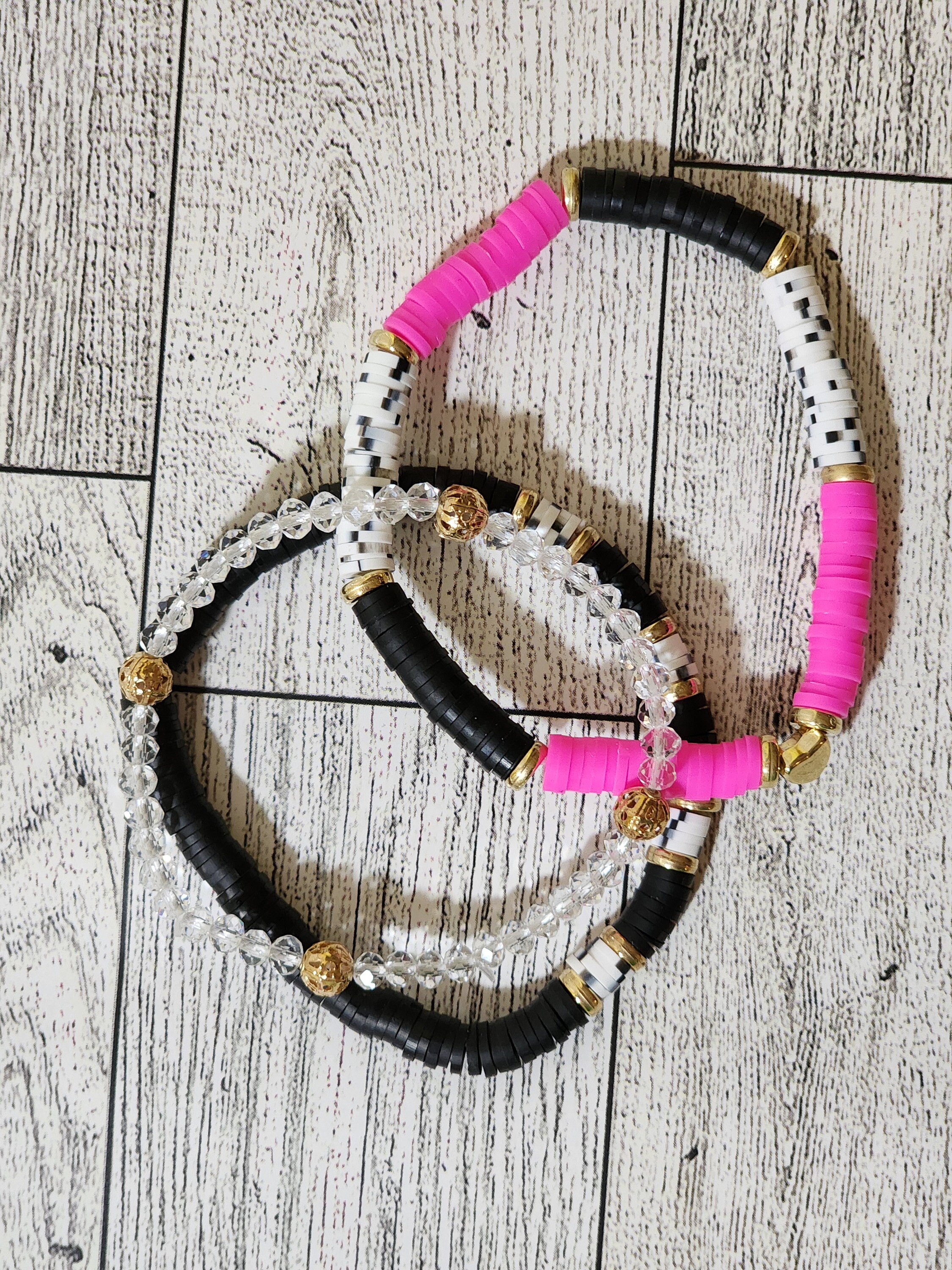 Preppy Cow Animal Print Hot Pink/black With Gold Accents - Etsy