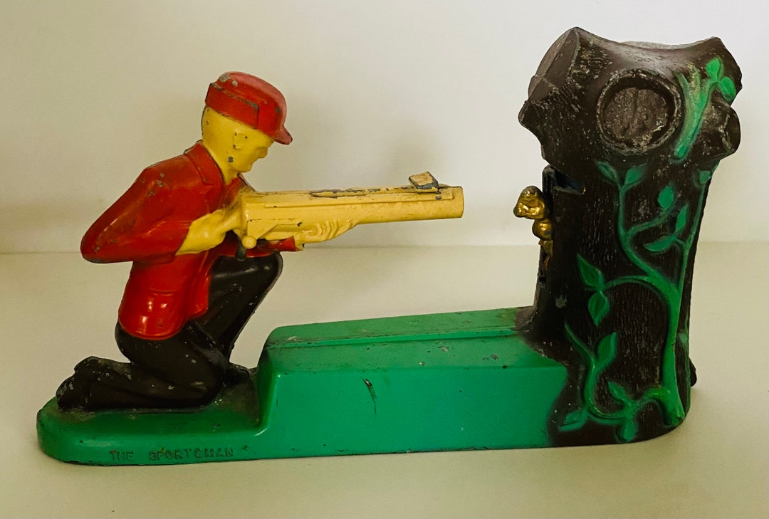 Vintage the Sportsman, Shooting Coin Bank - Etsy
