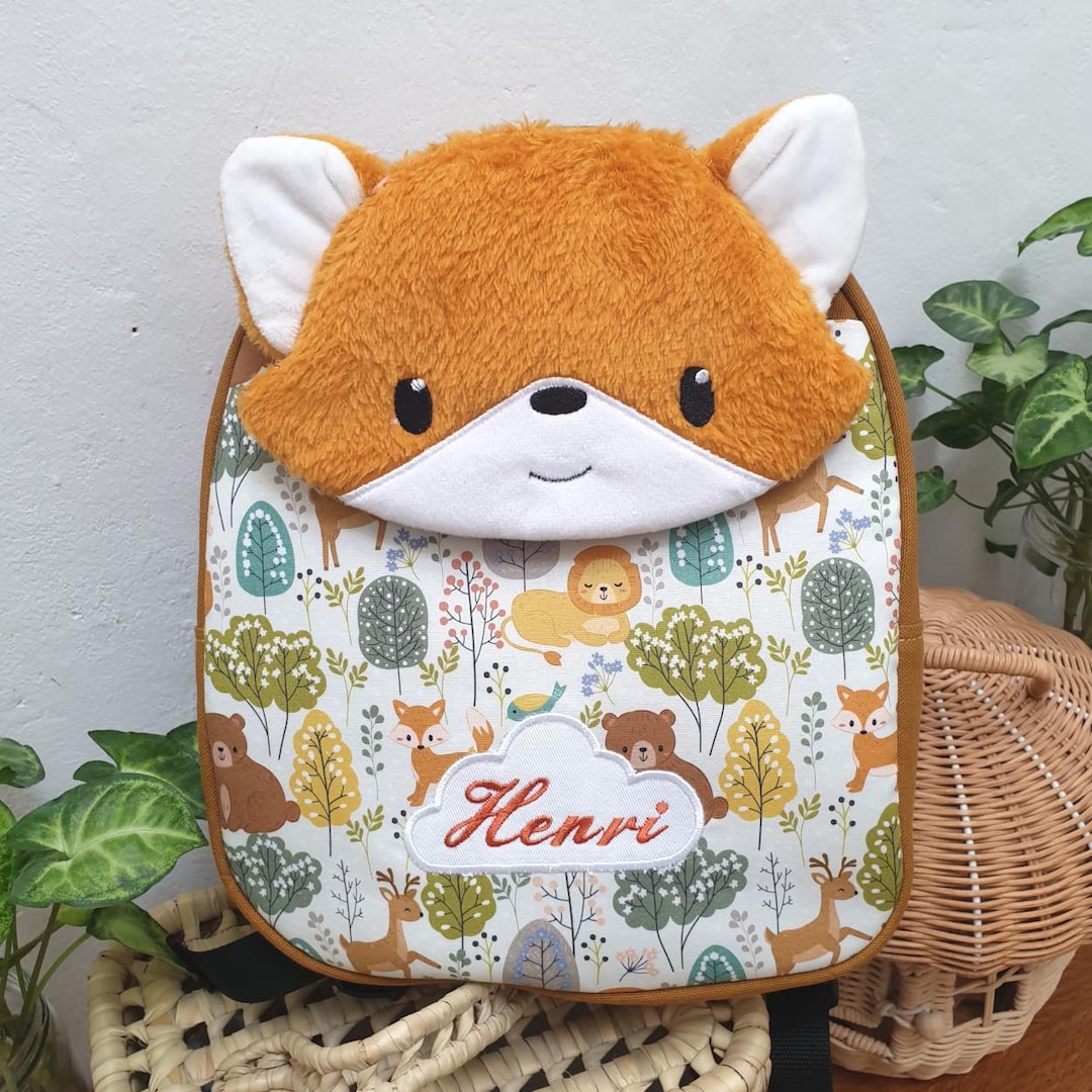 Henri Red Fox Backpack - Etsy