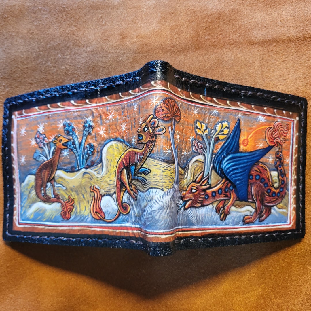 Medieval Manuscript Pokealchemy -3D Textured Surface - Hand Stamped ...