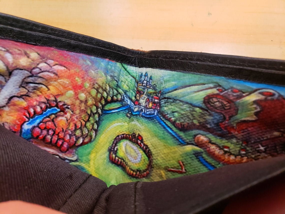 Hyrule Shield and Heart Containers Leather Wallet Leather - Etsy UK