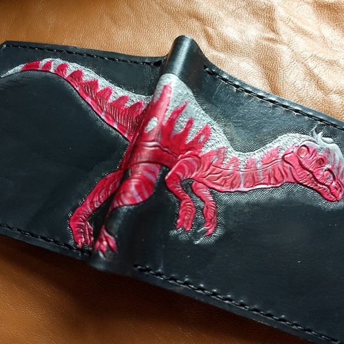 Trilobite Fossil Leather Bifold Wallet Handcrafted Wallet | Etsy