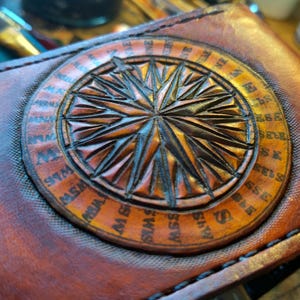 Wanderlust - Galleon - Sea Fairer - Compass - Travelleather Bifold ...