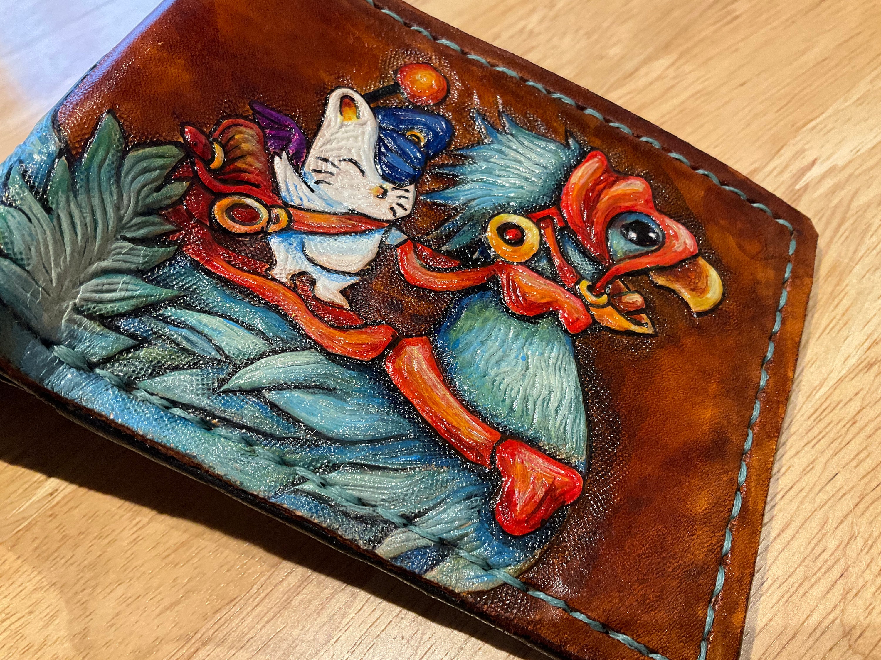 Chocobo and Baby Mog and Moogle Messenger Cerulean Dark - Etsy