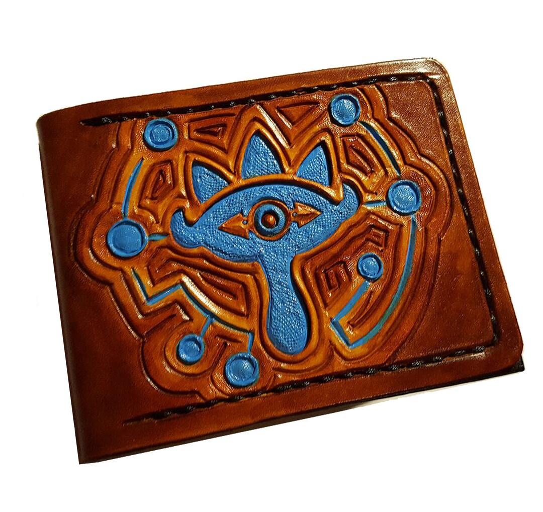 Breath of the Wild Leather Wallet- Leather Bifold Wallet - Handcrafted ...