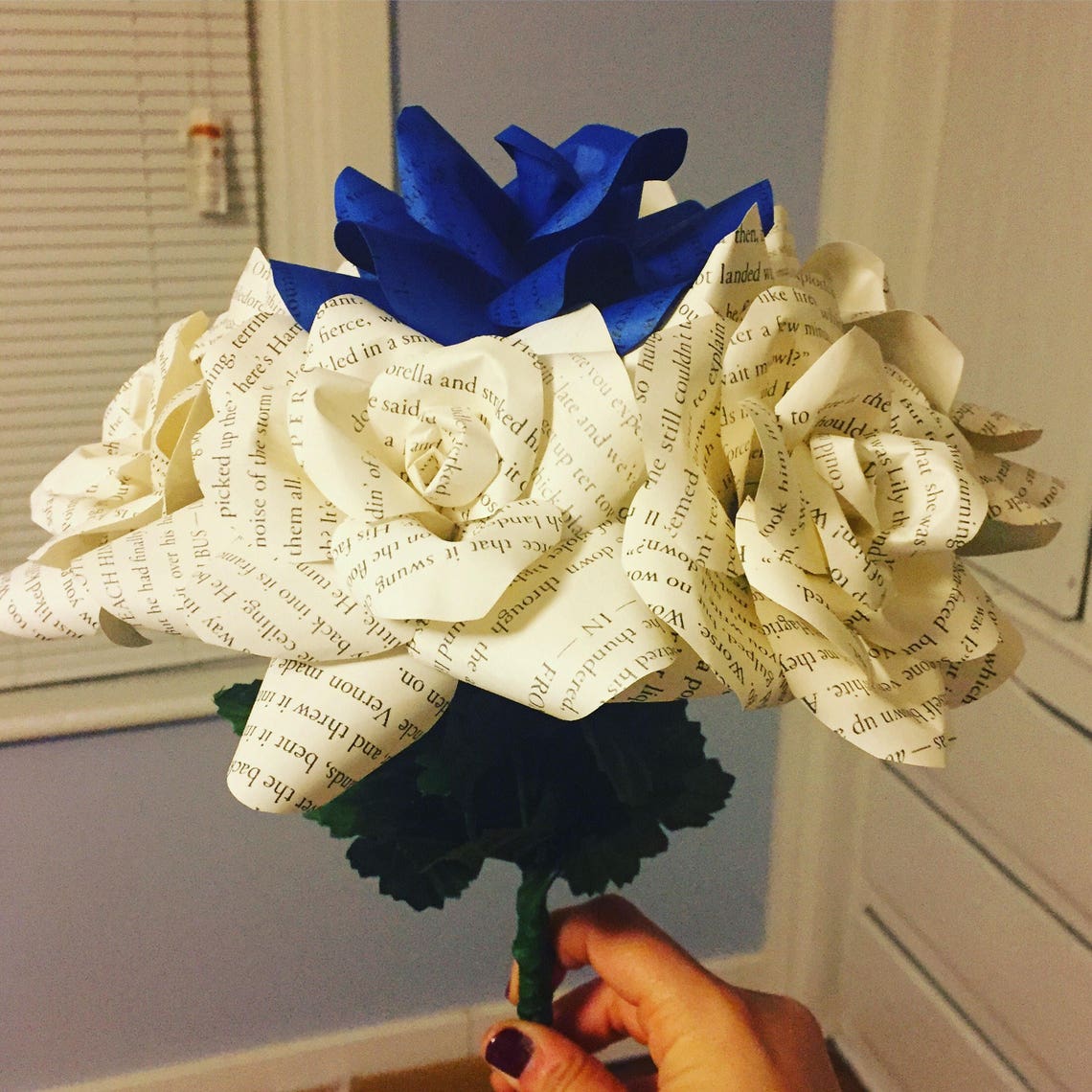 Customized Paper Flower Bouquet - Etsy