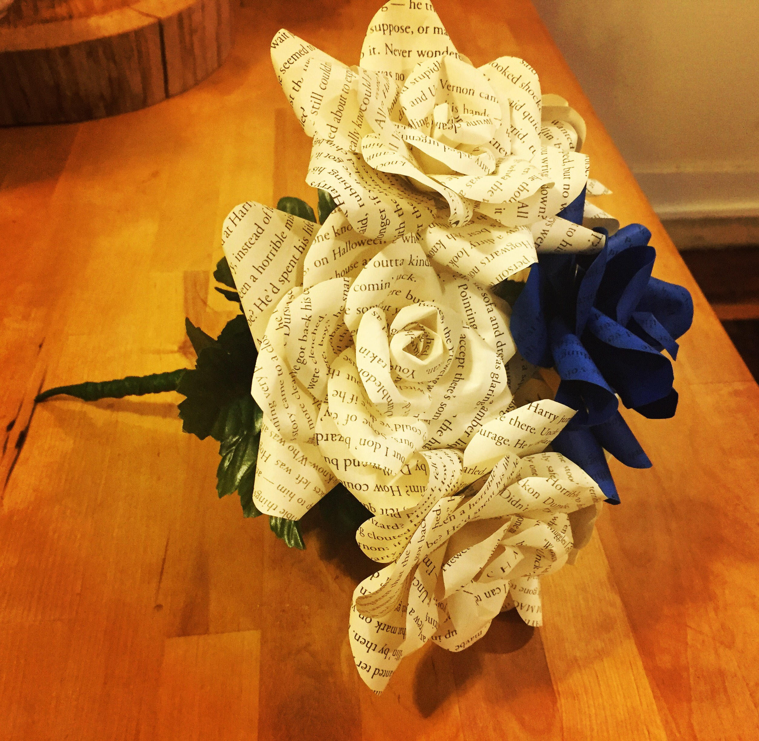 Customized Paper Flower Bouquet - Etsy
