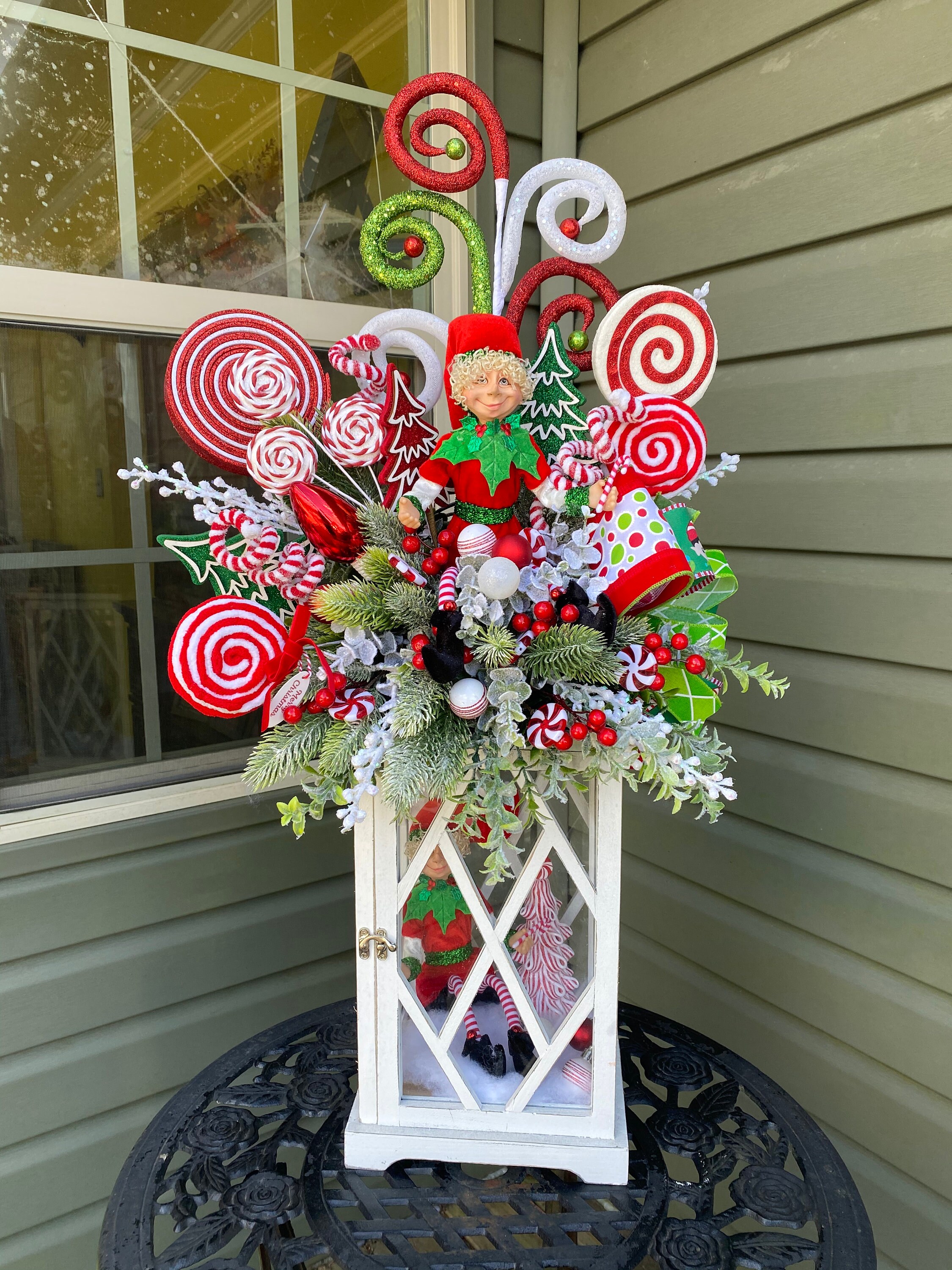 Elf Lantern Centerpiece - Etsy