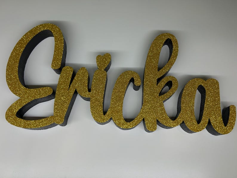 Letter Cutout, 3D Letters, Custom Name, Letter Foam, Foamboard Name, 3D ...