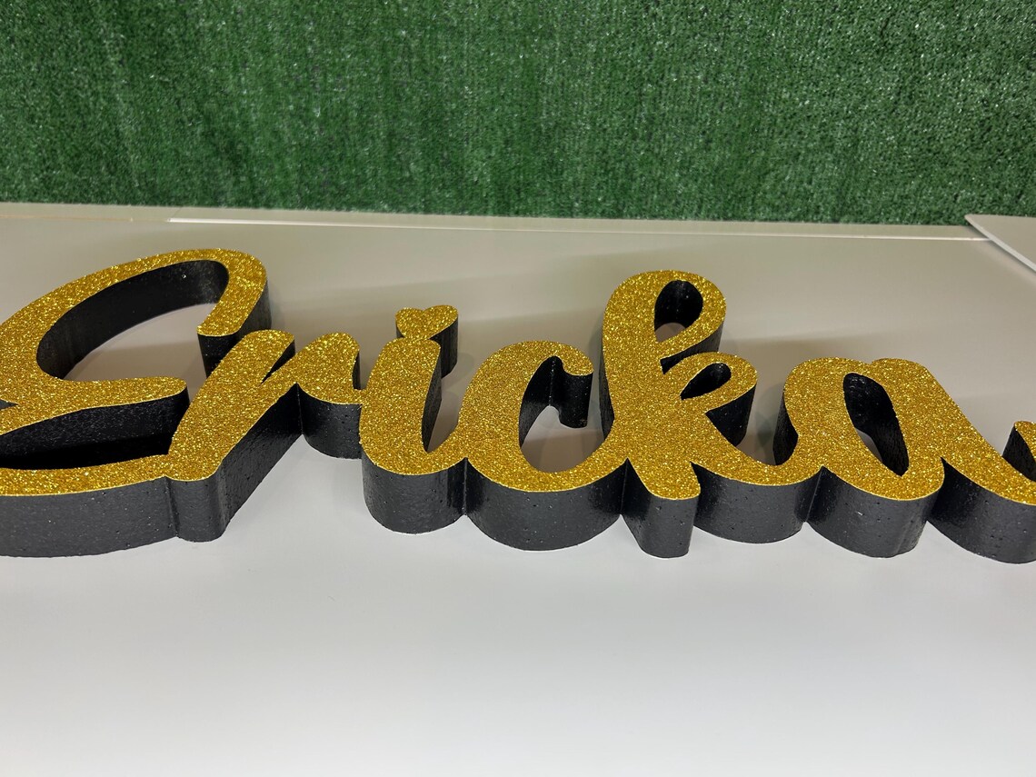 Letter Cutout, 3D Letters, Custom Name, Letter Foam, Foamboard Name, 3D ...