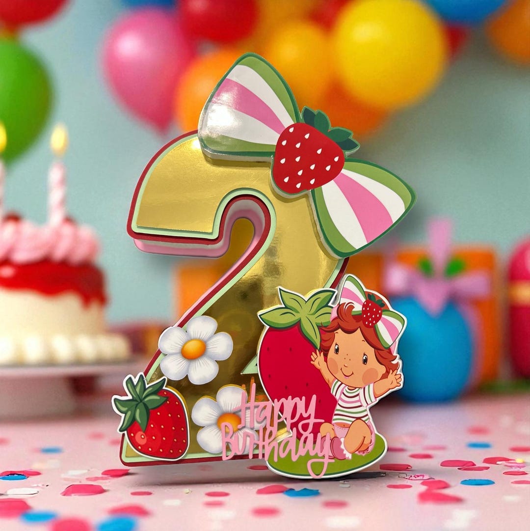 Cutout, Strawberry Shortcake, Party Decorations, Cutout Decor, Baby ...