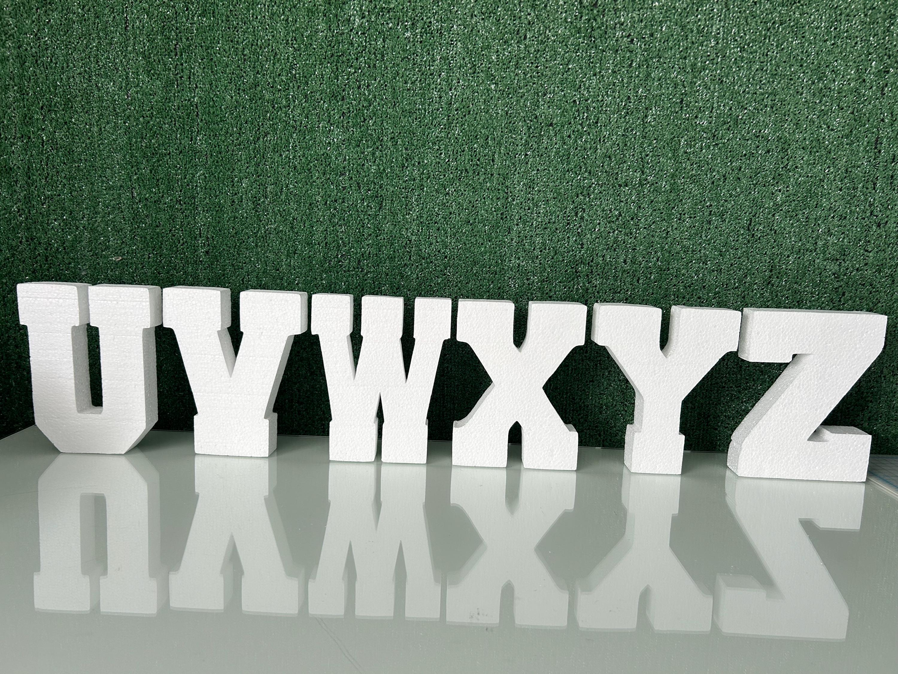Custom Name, Cut Out, Letter Foam, Centerpiece, Foamboard Name Cutouts ...