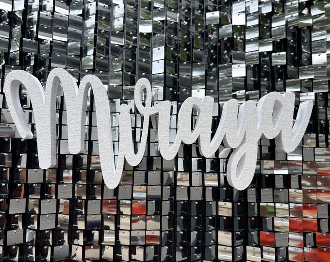 Letter Cutout, 3D Letters, Custom Name, Cut Out, Foamboard Name Cutouts ...