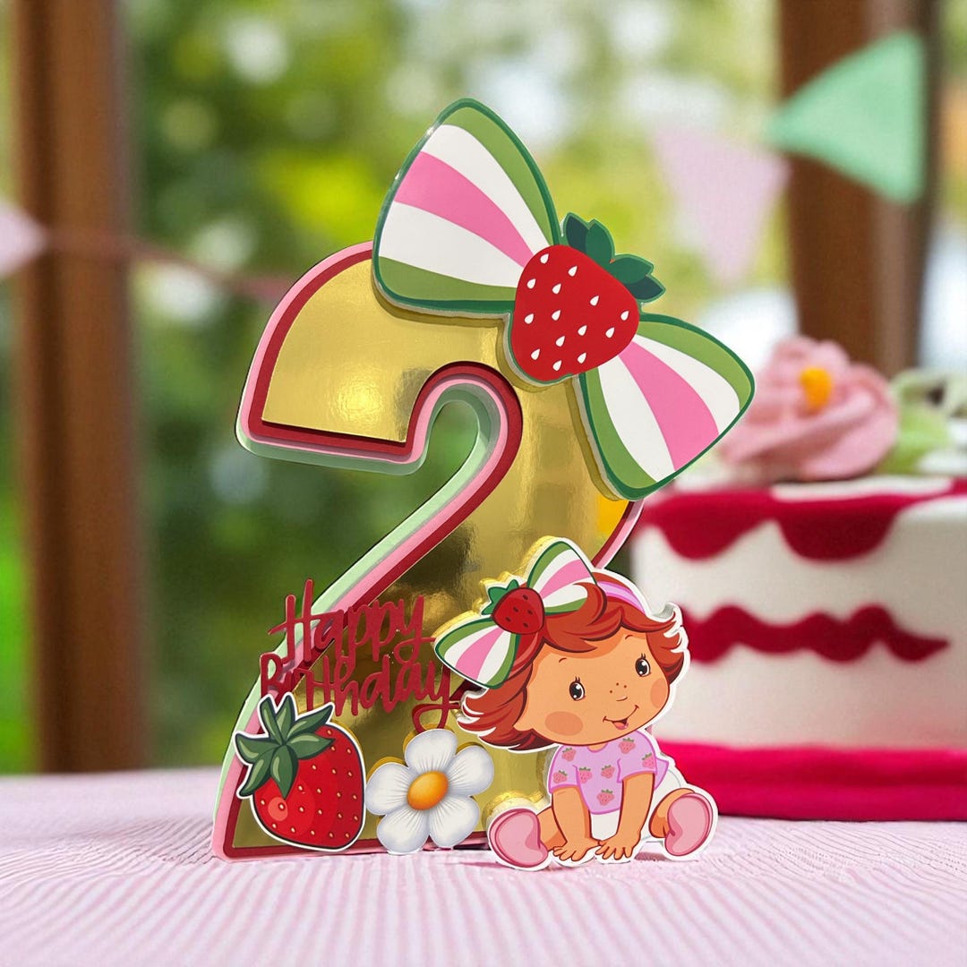 Cutout, Strawberry Shortcake, Party Decorations, Cutout Decor, Baby ...