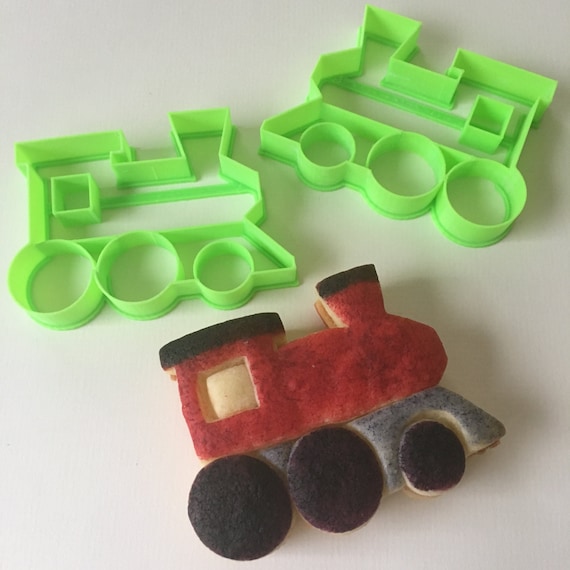 Steam Train Engine Cookie Cutter Set - Etsy