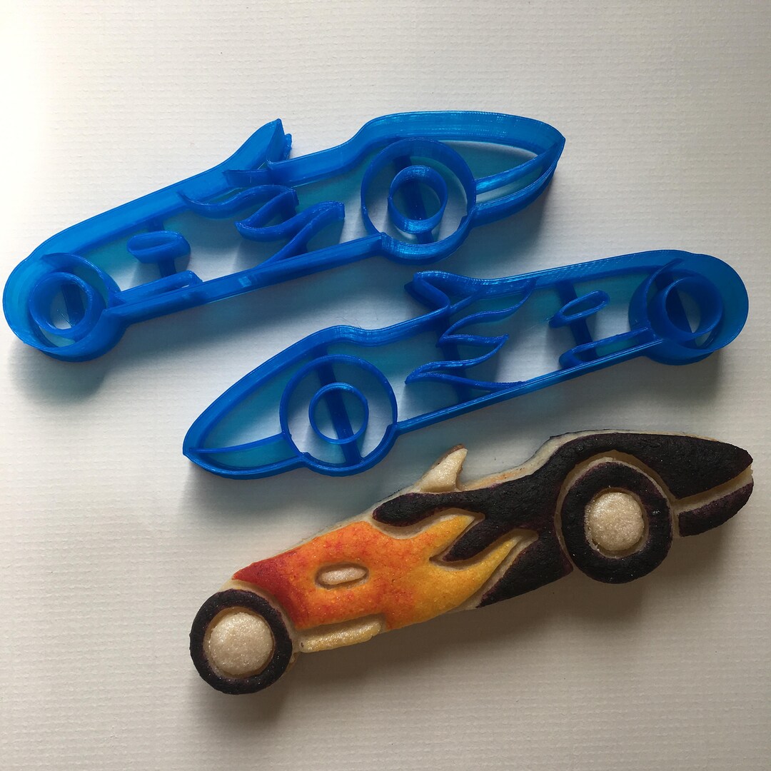 Roadster Hot Rod Cookie Cutter Set - Etsy