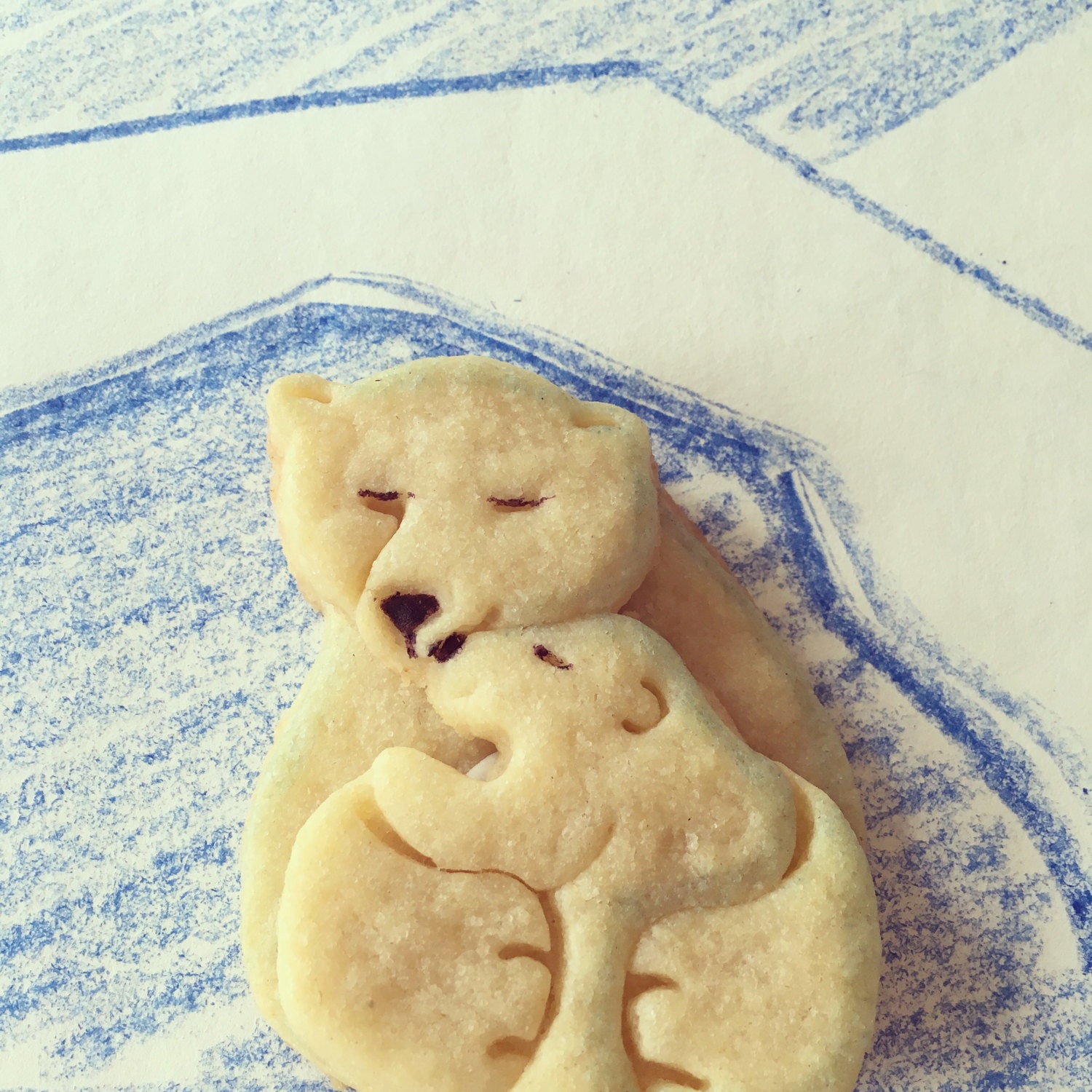 Polar Bear and Cub Cookie Cutter Set | Etsy