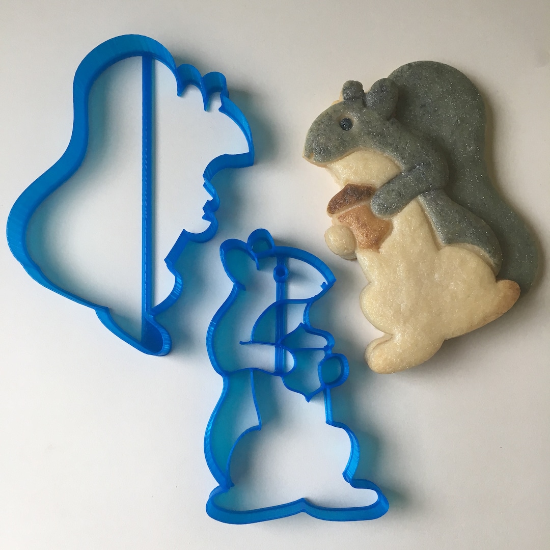 Squirrel With Acorn Cookie Cutter Set - Etsy