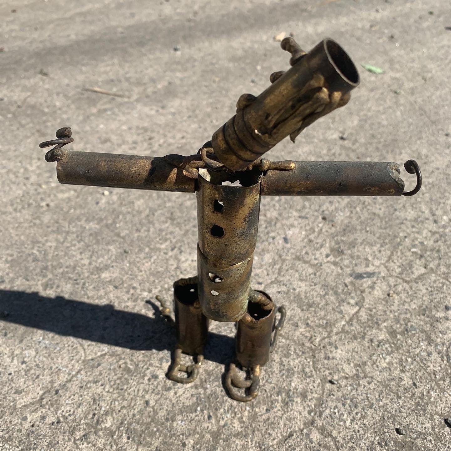 Handmade Metal Folk Art Figure - Etsy