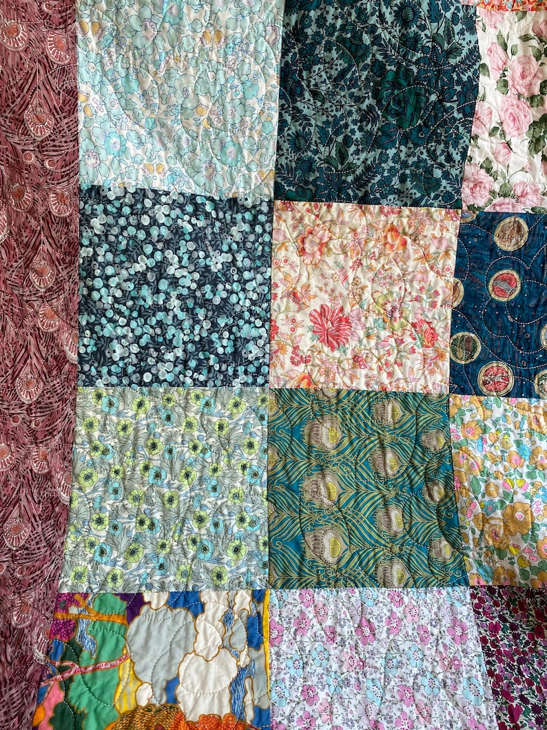 Liberty of London Tana Lawn Patchwork Quilt - Etsy