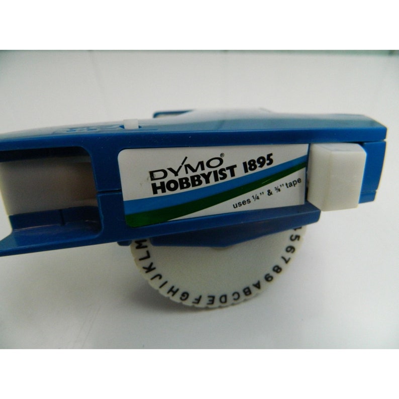 DYMO Label Maker Vtg Hobbyist 1895 Model 1/4 and 3/8 Tape Size Old ...