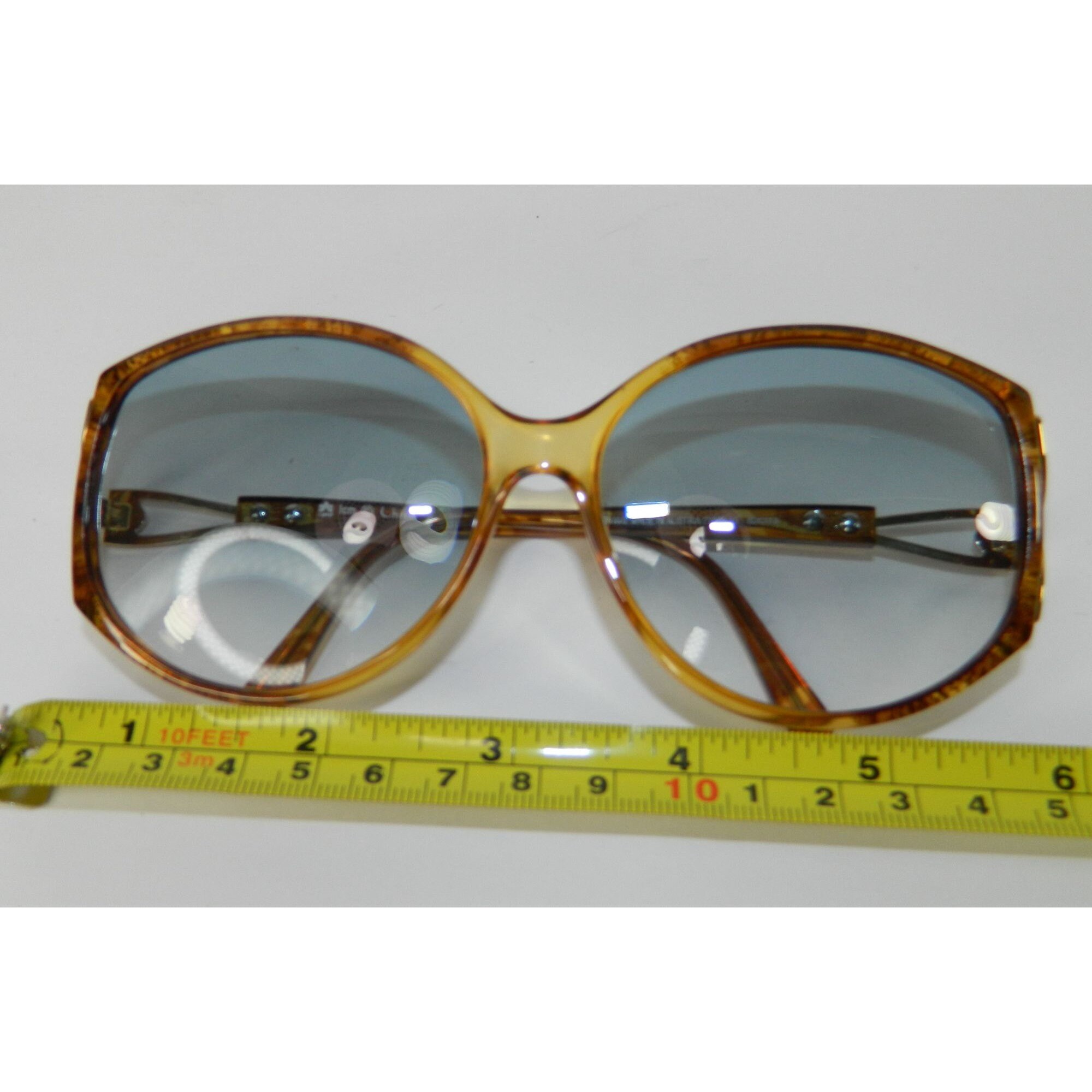 Vintage Christian Dior Glasses & Necklace Dropped Initials CD Butterfly ...