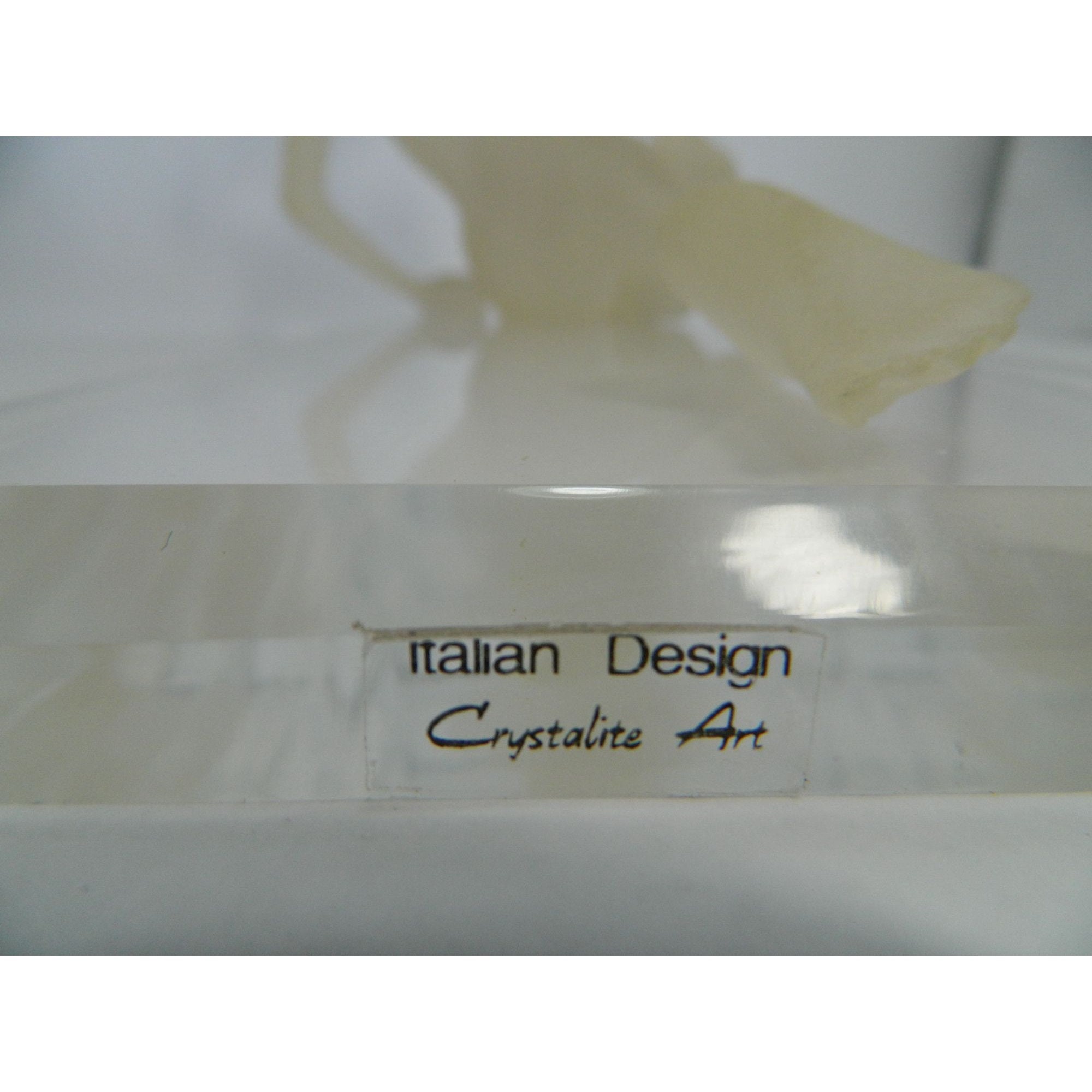 Crystal Craft Italian Design Crystalite Art Naked Female Frosted Lucite ...