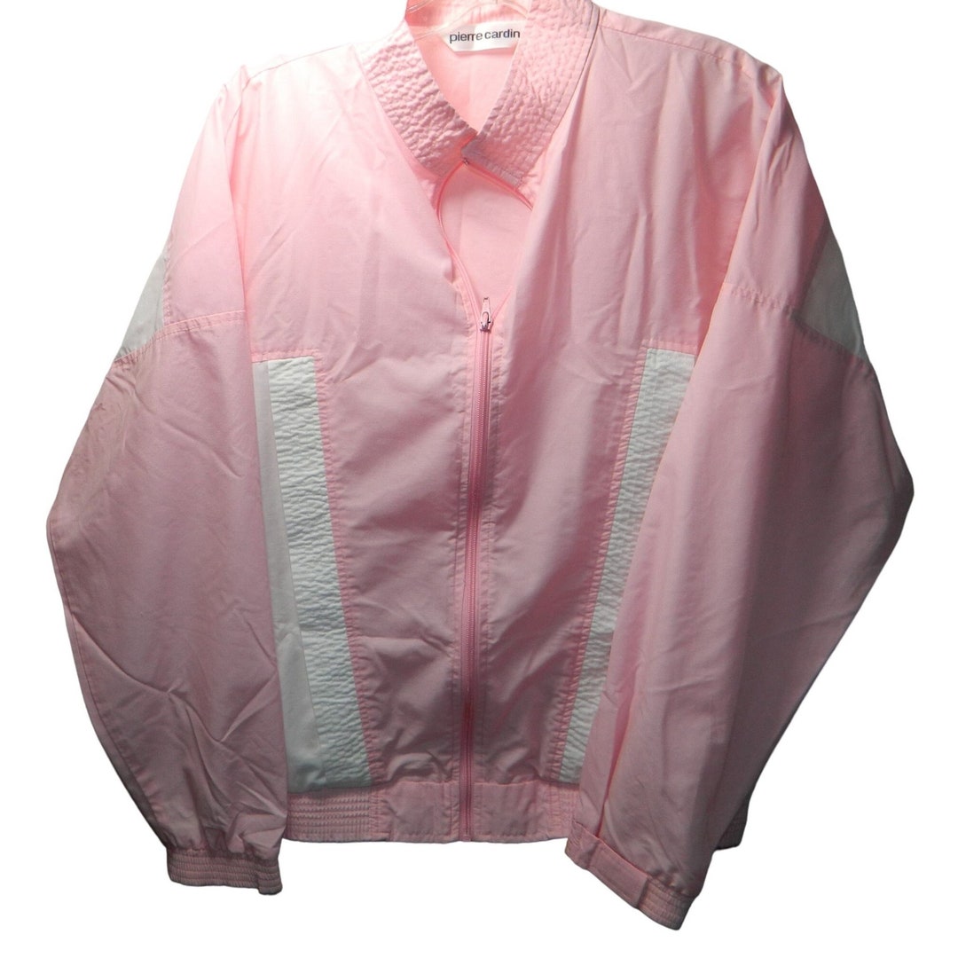 Barbie Ken Pink Windbreaker Jacket 80's Style Pierre Cardin Lightweight ...