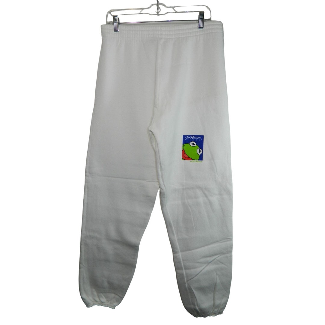 Vtg Kermit the Frog Muppets Jim Henson Video Sweatpants Sweats Large ...