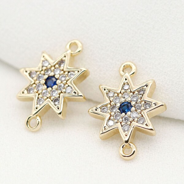 North Star Charm - Etsy
