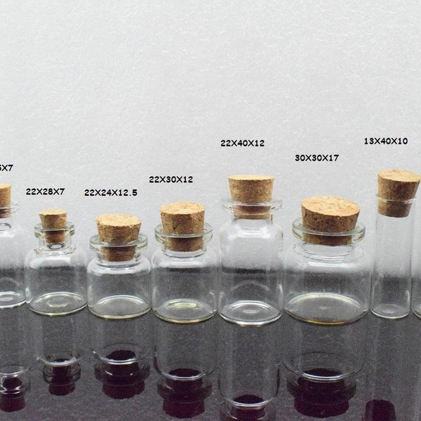 Tiny Glass Vials - Etsy
