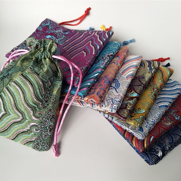 Silk Jewelry Bag - Etsy