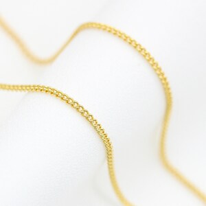 10 Meters Delicate Tiny Curved O Link Cable Chain 14K GF Flat - Etsy