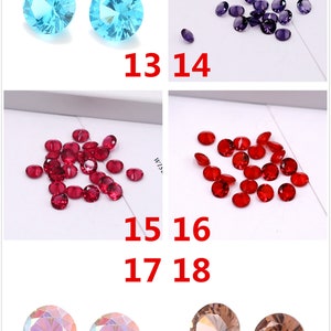 Bulk 100 Round Shape Pointed Culet Real Zircon Gemstone - Etsy
