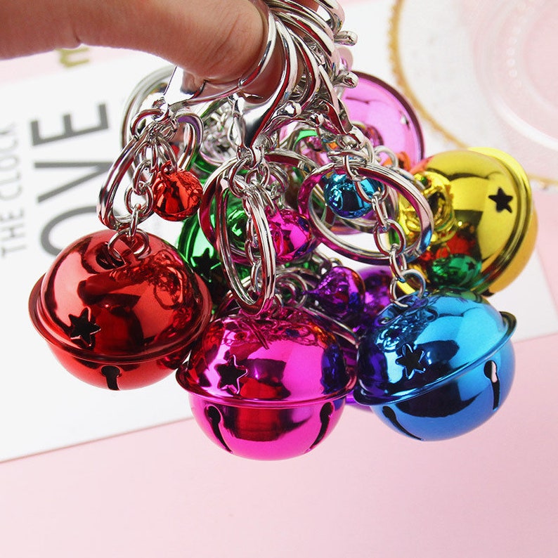 Bulk 10 3 Glossy Jingle Bell With Star Hole Charm - Etsy