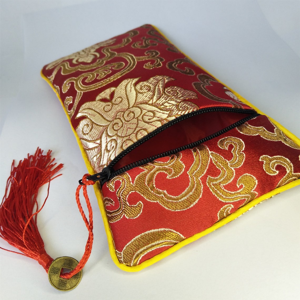 Bulk 50 4x7.5 Colorful Chinese Silk Pouches Pocket Money | Etsy