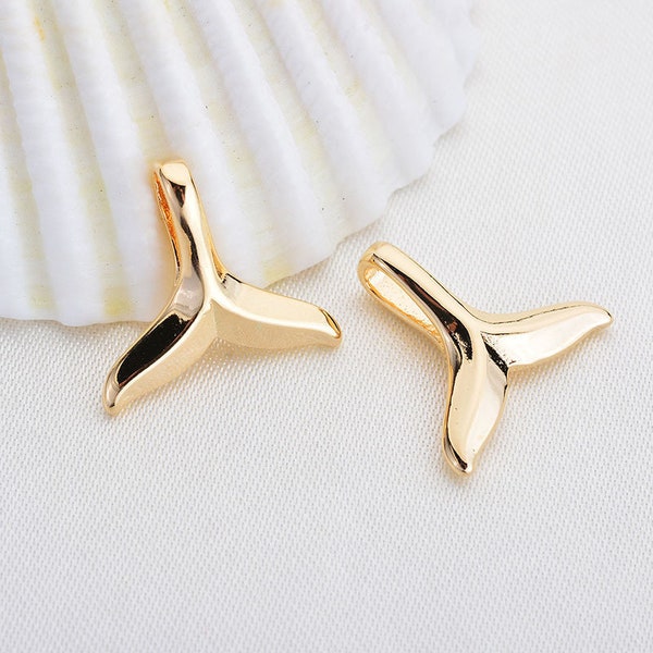 Whale Tail Charm - Etsy