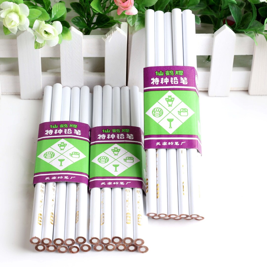 5 White Cryon Pencil Rhinestone Inlaying Tool 18cm - Etsy