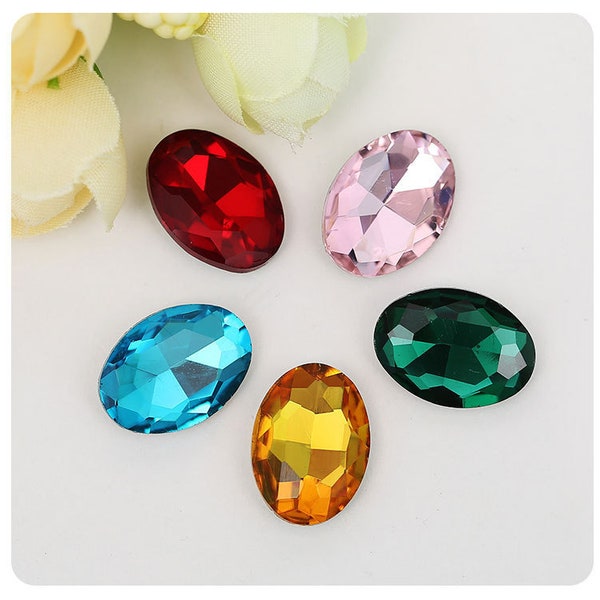Oval Rhinestone - Etsy