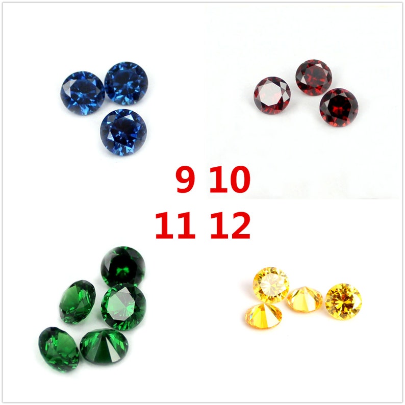 Bulk 100 Round Shape Pointed Culet Real Zircon Gemstone - Etsy