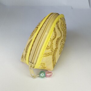 Bulk 5 2x2.5x4.5 Colorful Shell Chinese Silk Pouches Pocket Money Coins ...